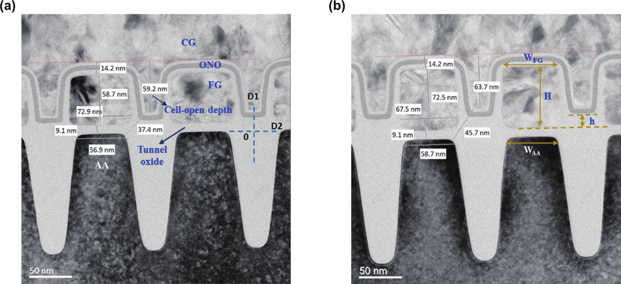 A high reliability NOR flash cell in 50 nm node technology
